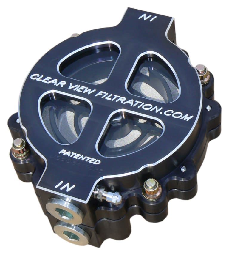 Carter Motorsports LLC. Clearview Billet See Through Oil Filter