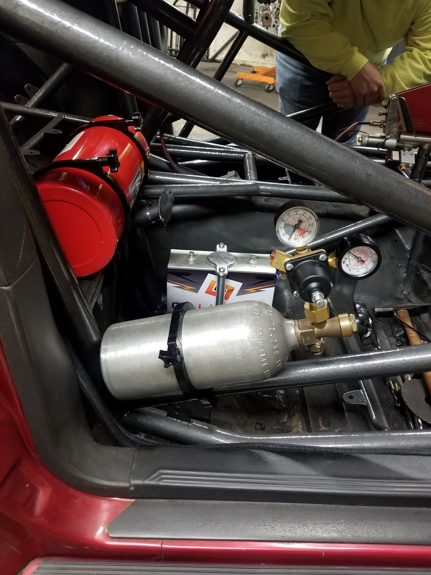 Carter Motorsports LLC. Billet Co2 Bottle Mount