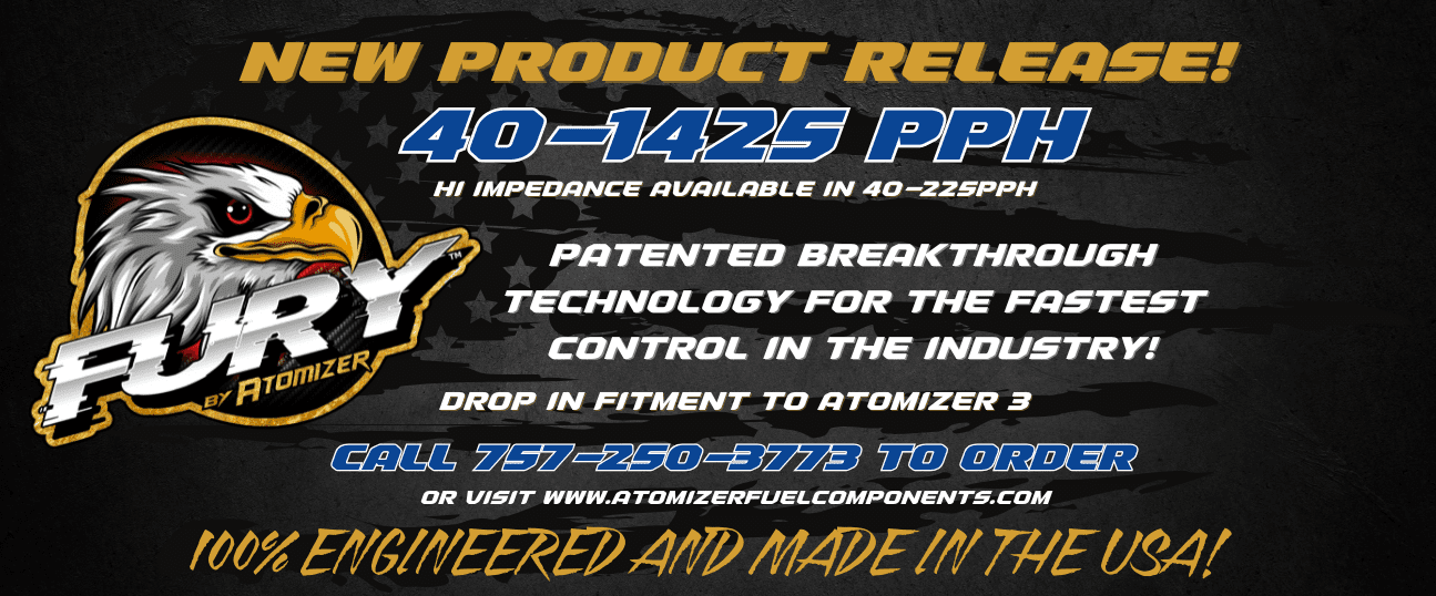 Carter Motorsports LLC. Billet Atomizer 4 "Fury" Injectors