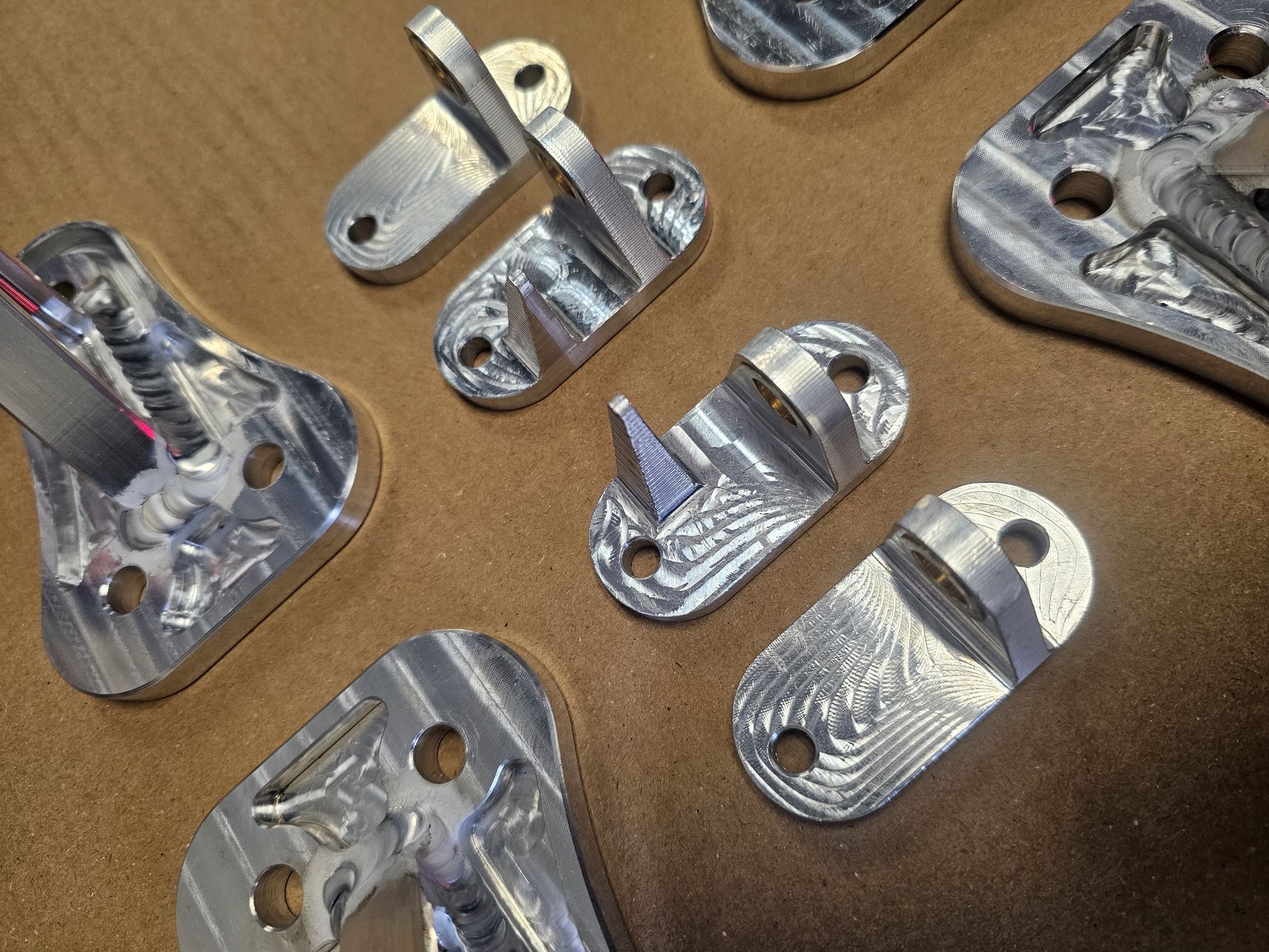 Carter Motorsports LLC. 94-04 Mustang Billet Lightweight Door Hinge Kit